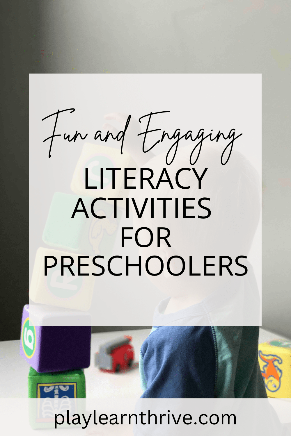 Fun Literacy Activities for Preschoolers: Get Ready to Read! - Play ...
