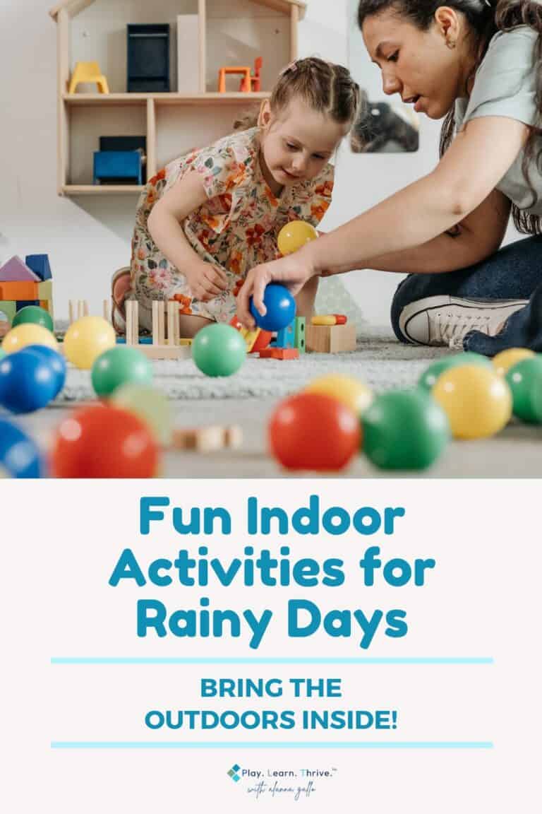 26 Screen-Free Rainy Day Activities for Spring - Play. Learn. Thrive.